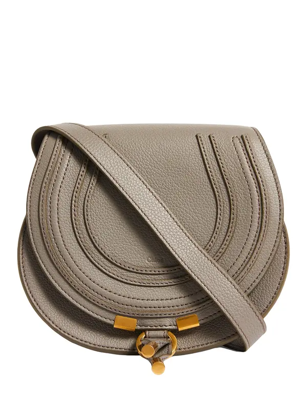Chloé Marcie Saddle Bag - Grey