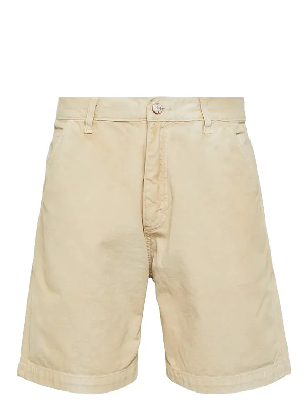 NOTSONORMAL Cotton Bermuda Shorts - White