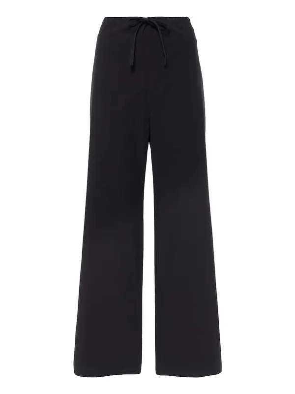 THE ROW Jugi Wide-leg Pants - Black