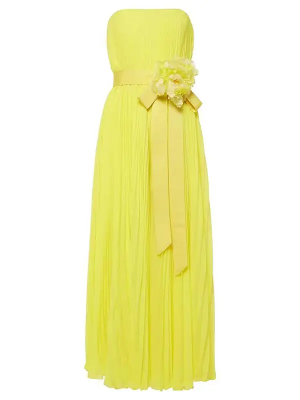 Max Mara Hiltex Maxi Dress - Yellow