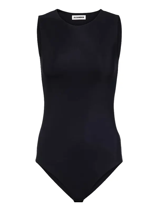 JIL SANDER Jersey Bodysuit - Black