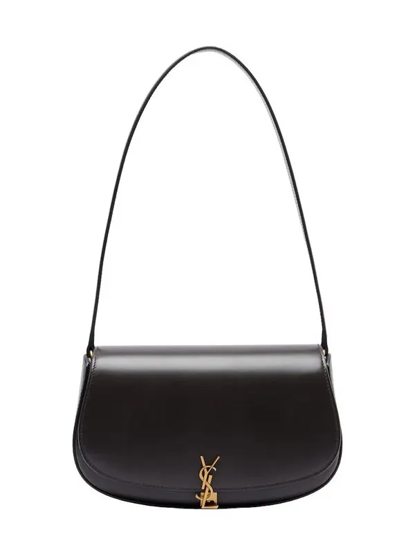 Saint Laurent Voltaire Mini Leather Shoulder Bag - Black