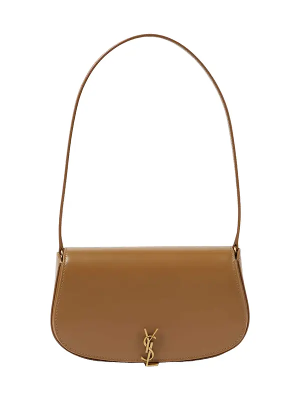 Saint Laurent Voltaire Mini Leather Shoulder Bag - Brown