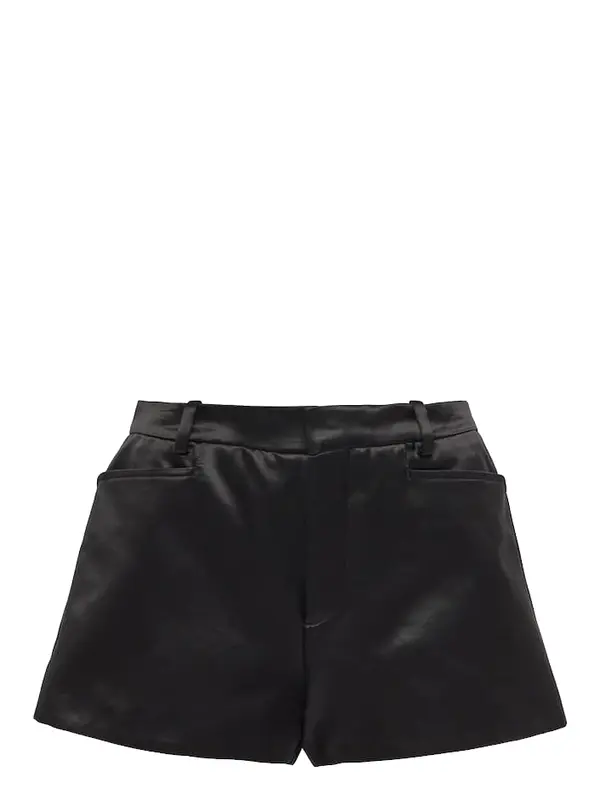 TOM FORD Cotton-blend Tailored Shorts - Black