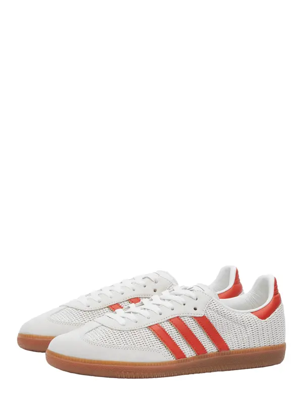 Adidas Samba Og Sneakers - Crystal White/preloved Red/gum4