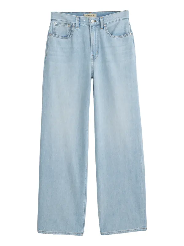 Madewell The Petite Perfect Vintage Wide-leg Crop Jean - Fitzgerald Wash