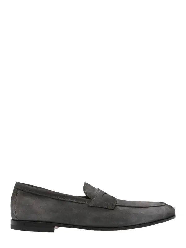 Santoni Carlo Suede Loafers - Grey