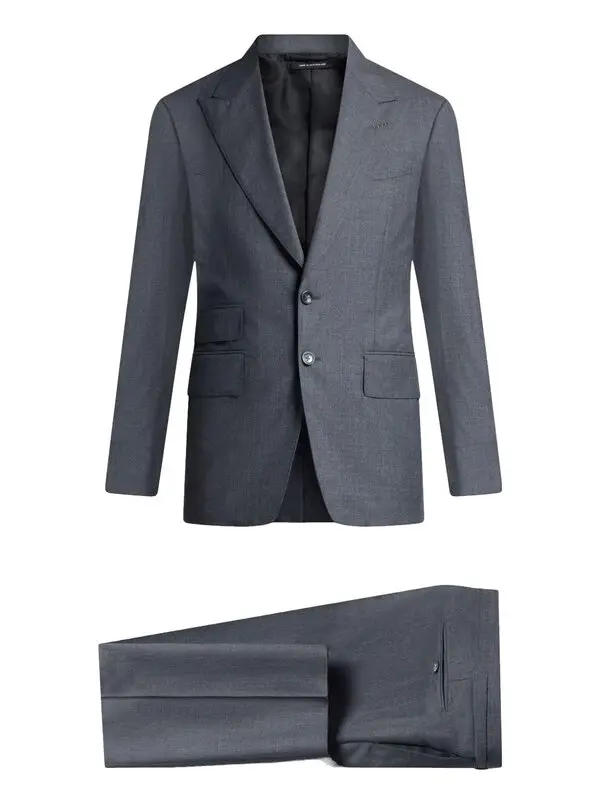 TOM FORD Single-breasted Wool Suit - Grey