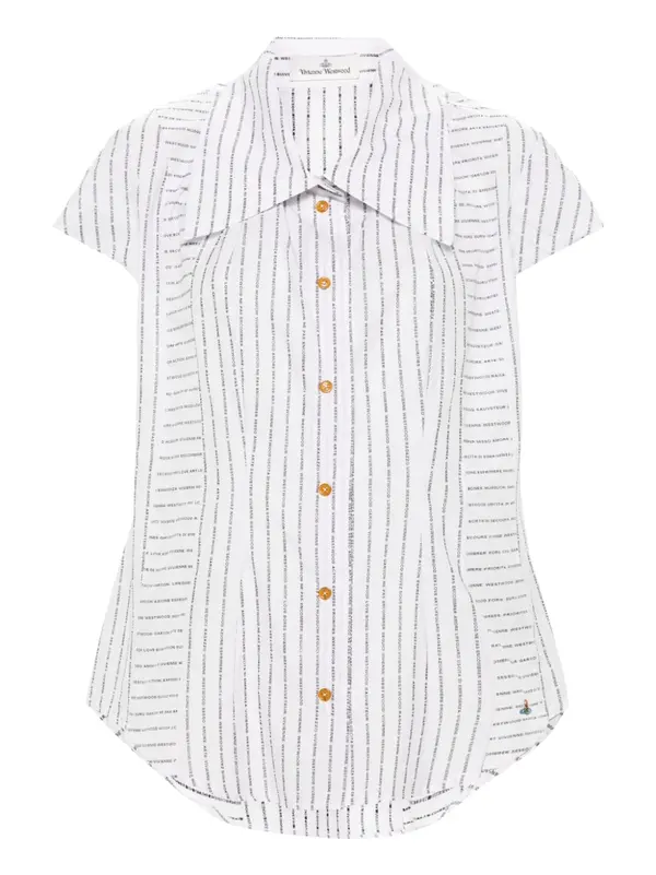 VIVIENNE WESTWOOD Twisted Bagatelle Shirt - White