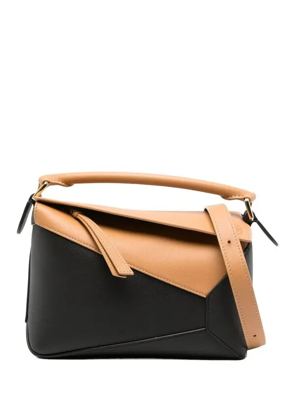 Loewe Small Puzzle Shoulder Bag - Black