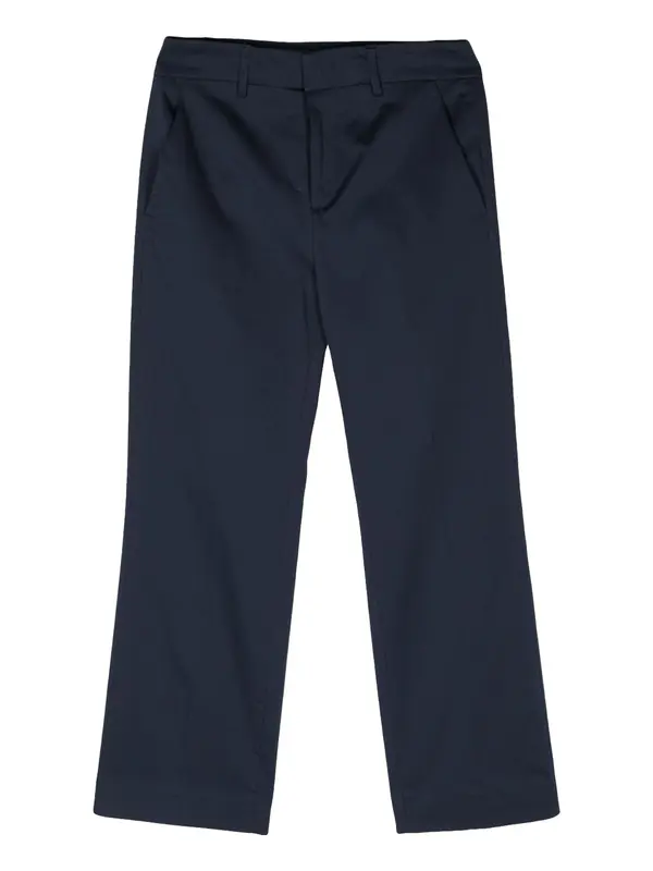 DONDUP Meli Satin Trousers - Blue