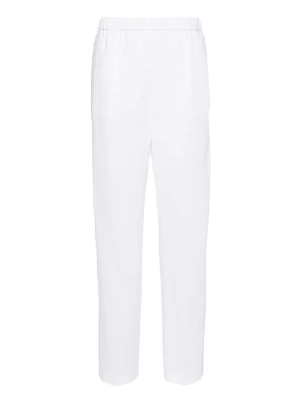 Fabiana Filippi Chambray Tapered Trousers - White