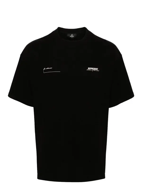 REPRESENT Patron Of The Club Cotton T-shirt - Black