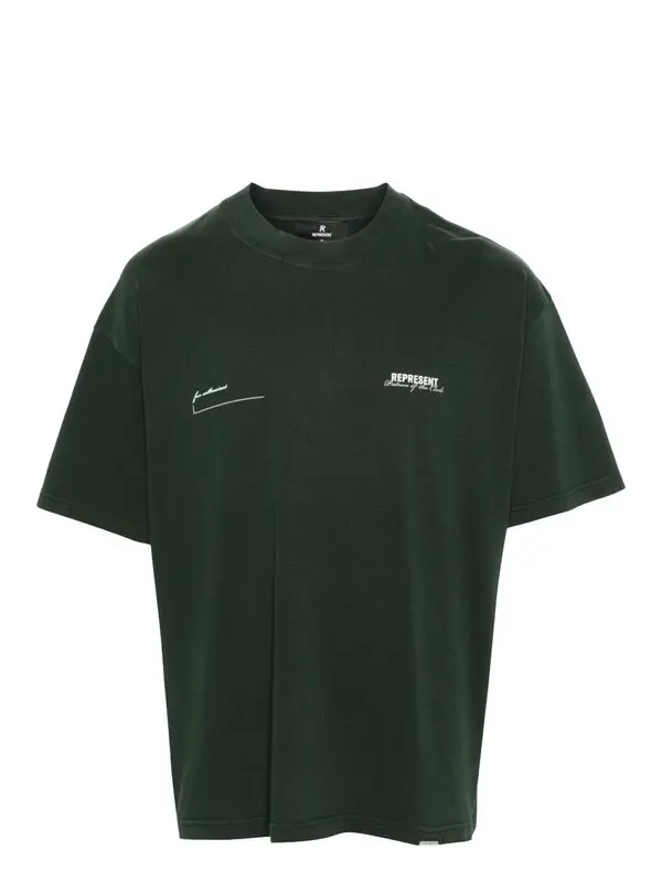 REPRESENT Patron Of The Club Cotton T-shirt - Green