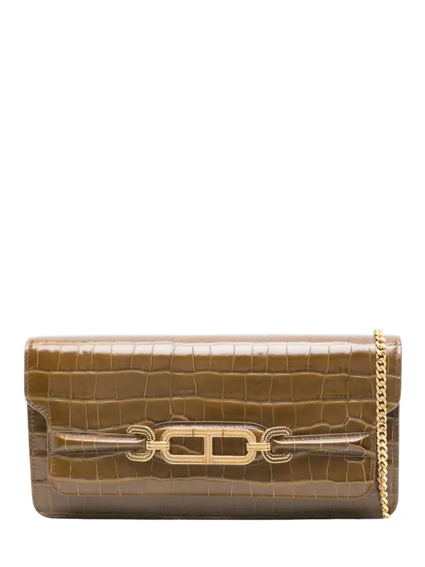 TOM FORD Whitney Crocodile-embossed Bag - Green