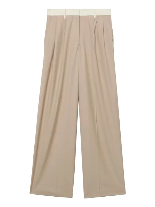 Remain Birger Christensen Wide-leg Tailored Trousers - Neutrals