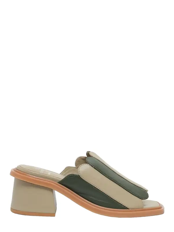 STUDIO CHOFAKIAN Studio 125 45mm Leather Mules - Green