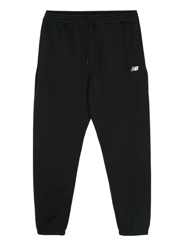 NEW BALANCE Embroidered-logo Jersey Track Pants - Black