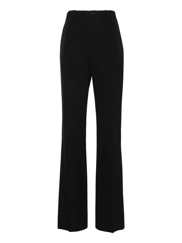 Balenciaga Straight-leg Tailored Trousers - Black