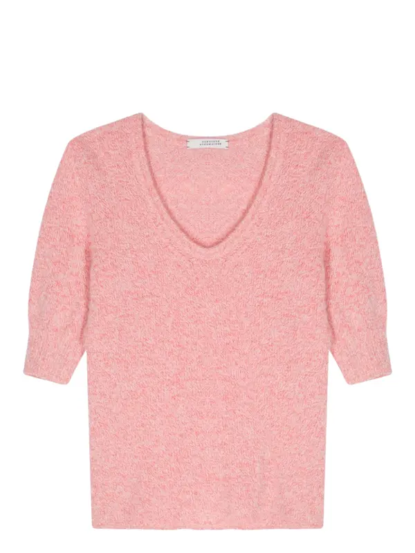 Dorothee Schumacher Brushed Fisherman's-knit Top - Pink