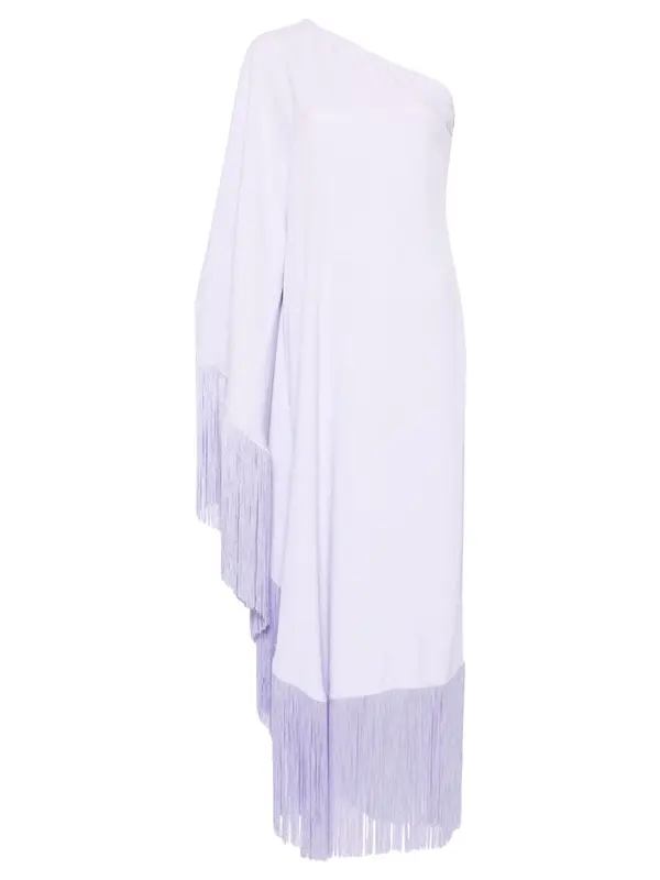 TALLER MARMO Spritz Fringed Maxi Dress - Purple
