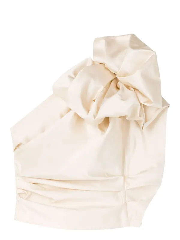 AZ FACTORY Wisteria Flora-ruffle Top - Neutrals