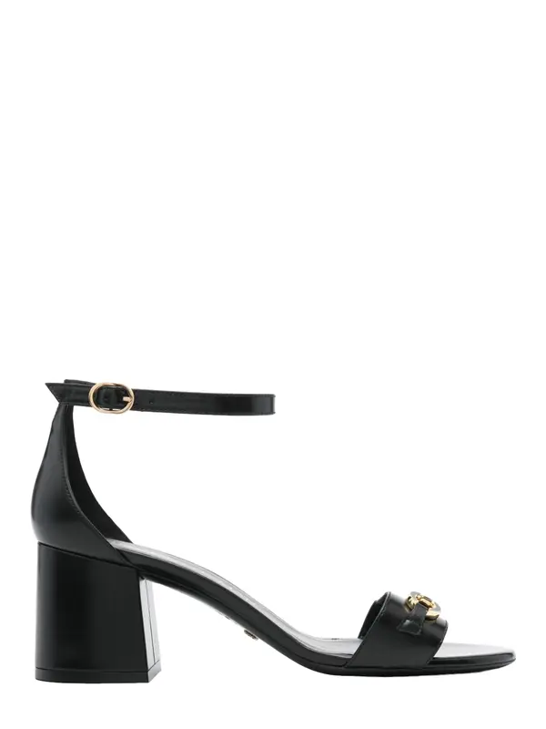 STUART WEITZMAN Sw Signature 70mm Leather Sandals - Black
