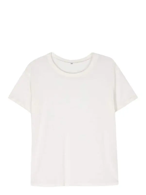 BASERANGE Mélange Lyocell T-shirt - White