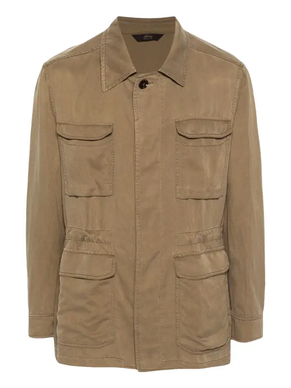 Brioni Sahariana Shirt Jacket - Green