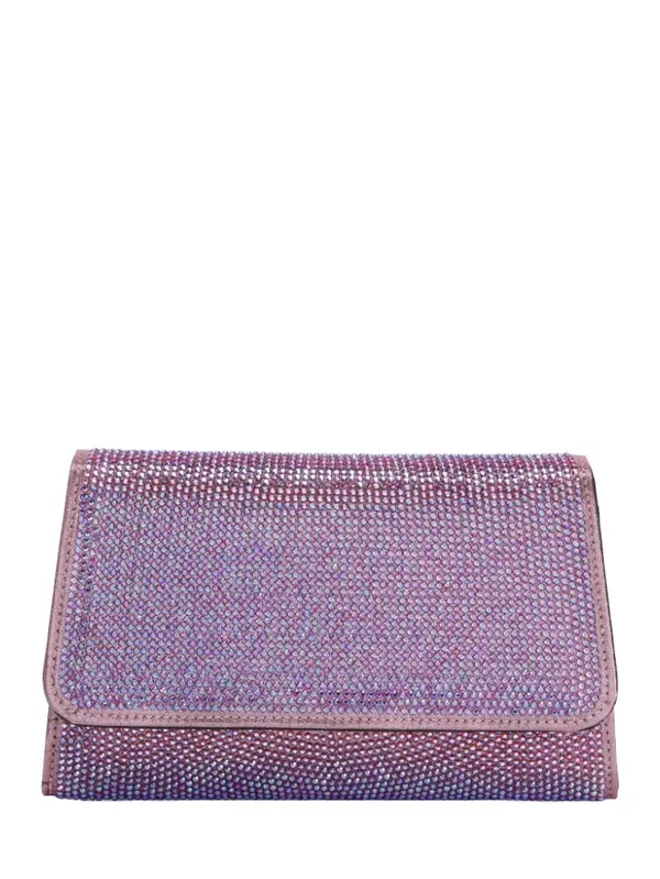 GIUSEPPE ZANOTTI Mini Idha Rhinestone-embellished Bag - Purple