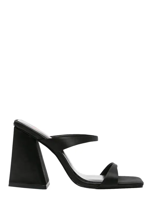 Just Cavalli 105mm Square-toe Sandals - Black
