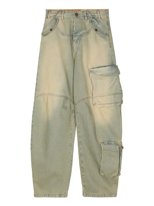 DARKPARK Rosalind Tapered Cargo Jeans - Blue