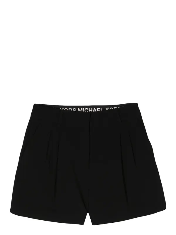 Michael Kors Crepe Tailored Shorts - Black