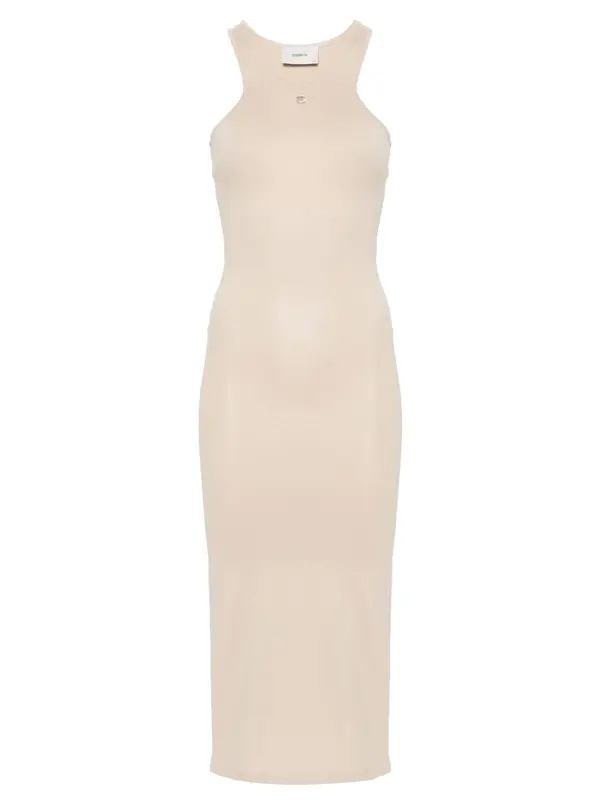 Coperni Tank Top Midi Dress - Neutrals
