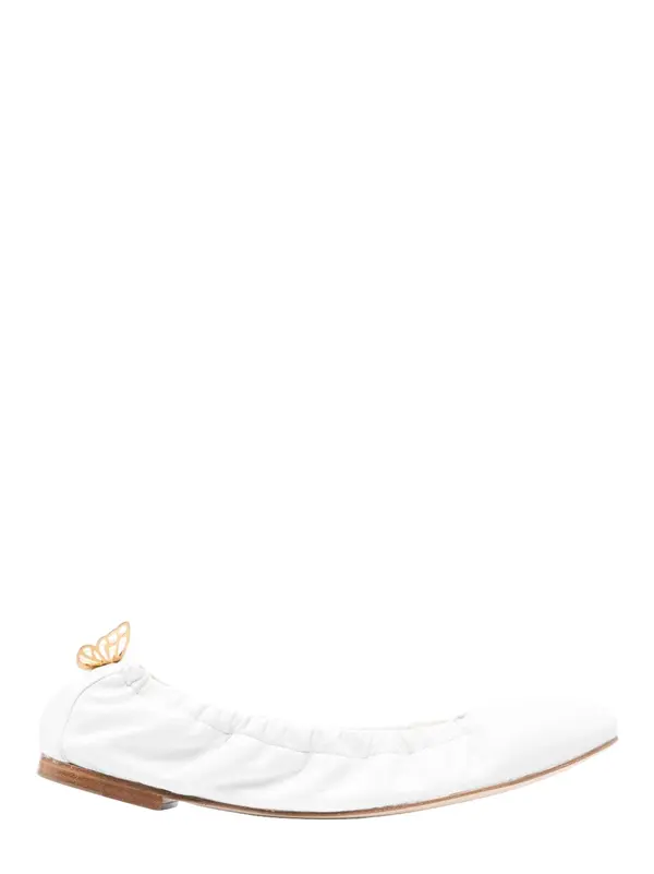 SOPHIA WEBSTER Mariposa Ballerina Shoes - White