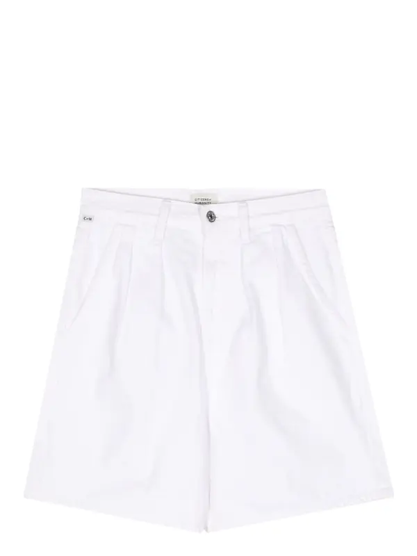 Citizens Of Humanity Maritzy Cotton Shorts - White