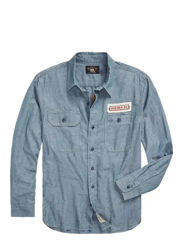 Ralph Lauren Appliqué Chambray Shirt - Blue