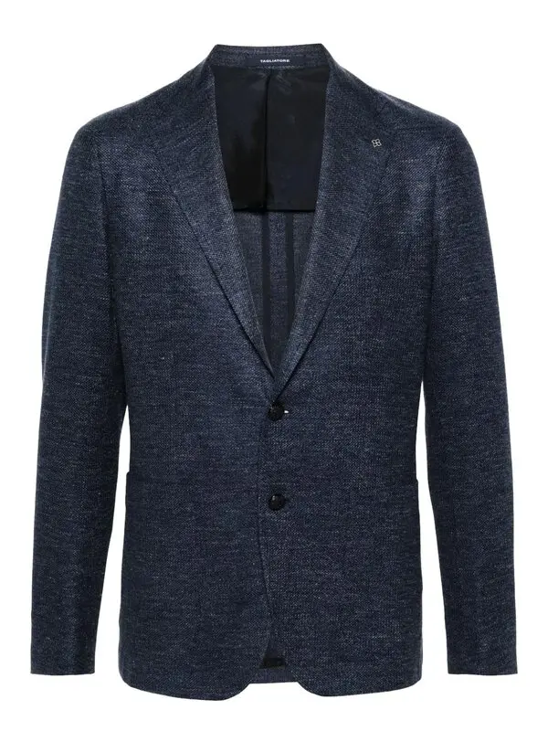 Tagliatore Single-breasted Blazer - Blue