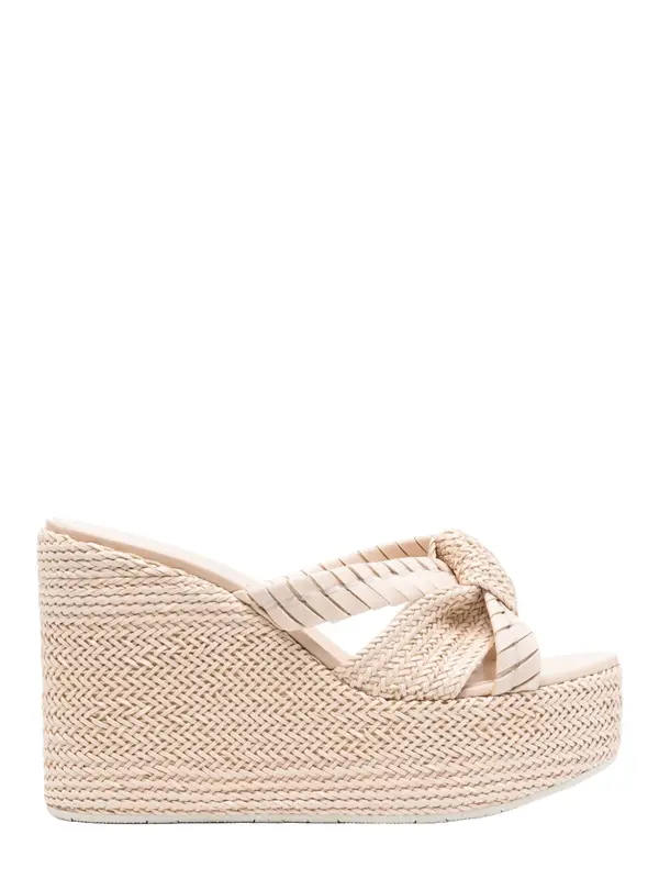 Casadei 130mm Formentera Wedges - Pink