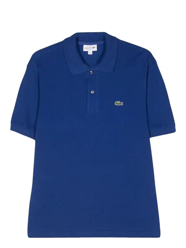 Lacoste Logo-patch Polo Shirt - Blue