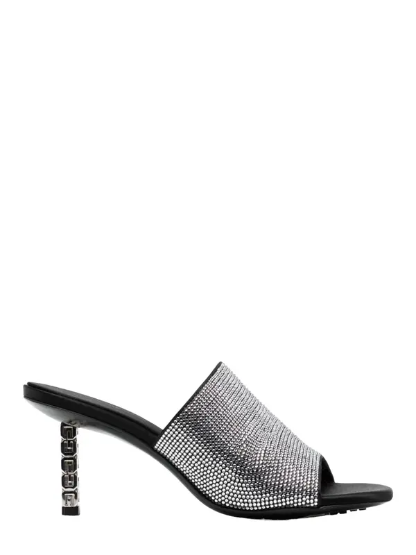 Givenchy 70mm G Cube Sandals - Silver