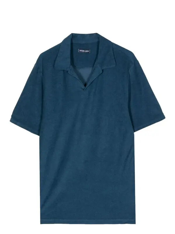 Frescobol Carioca Faustino Towelling-finish Polo Shirt - Blue