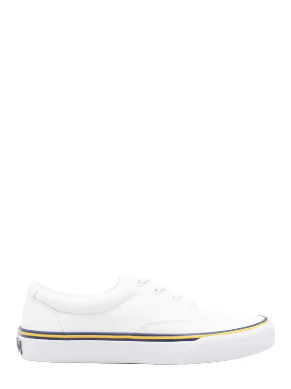 Polo Ralph Lauren Round-toe Canvas Sneakers - White