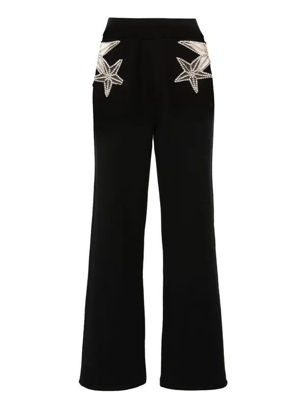 Dsquared2 Crystal-embellished Track Pants - Black