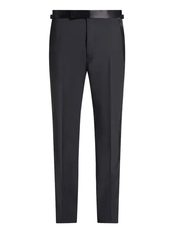 TOM FORD Straight-leg Tailored Trousers - Black