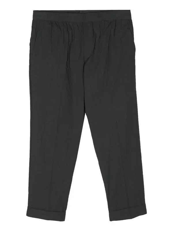 Neil Barrett Slim-cut Trousers With Elasticated Waist - Grey