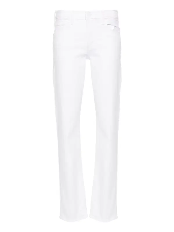 MOTHER The Smarty Straight-leg Jeans - White
