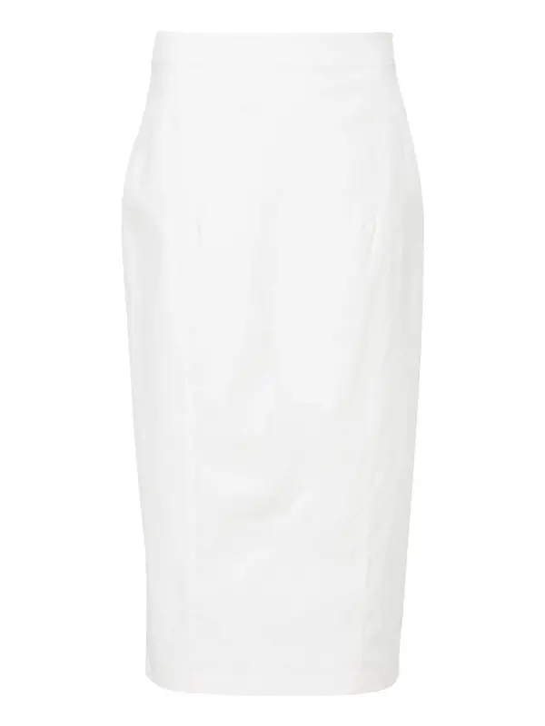 N°21 Panelled Midi Skirt - Neutrals