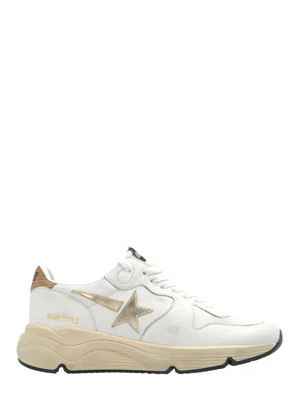 GOLDEN GOOSE Running Sole Leather Sneakers - White