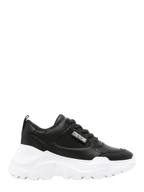 Versace Speedtrack Chunky Sneakers - Black
